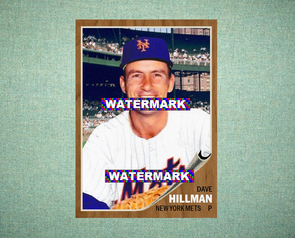 Dave Hillman New York Mets ORIGINAL card That Could - Etsy