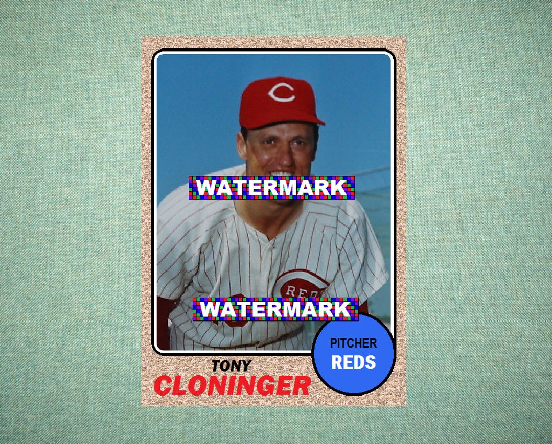 Tony Cloninger Cincinnati Reds ORIGINAL card That Could - Etsy