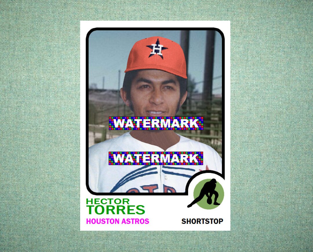 Hector Torres Houston Astros Custom Baseball Card 1973 Style card That Could Have Been by ...