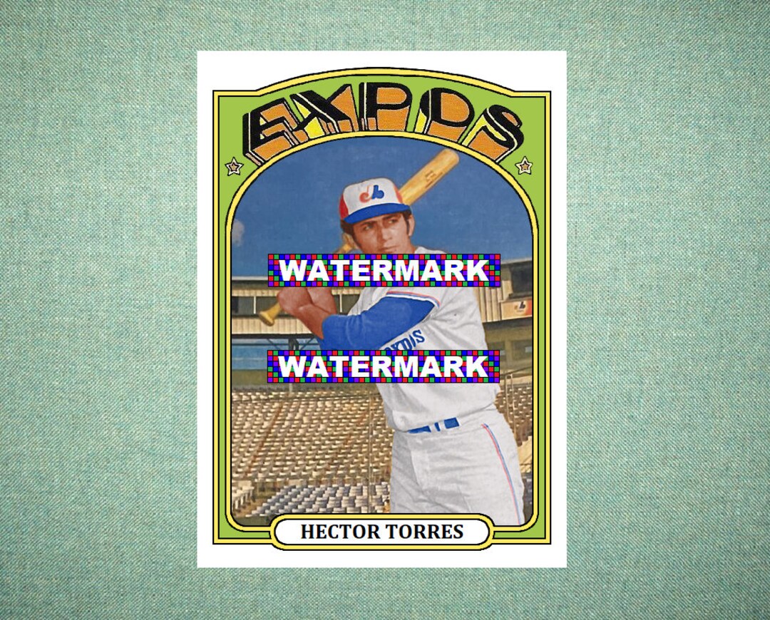 Hector Torres Montreal Expos Custom Baseball Card 1972 Style card That Could Have Been by ...