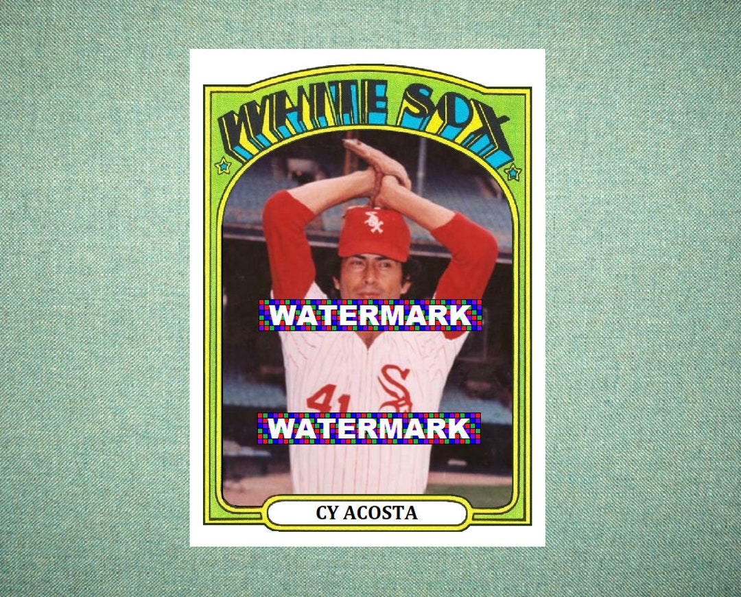 Cy Acosta Chicago White Sox Custom Baseball Card 1972 Style - Etsy