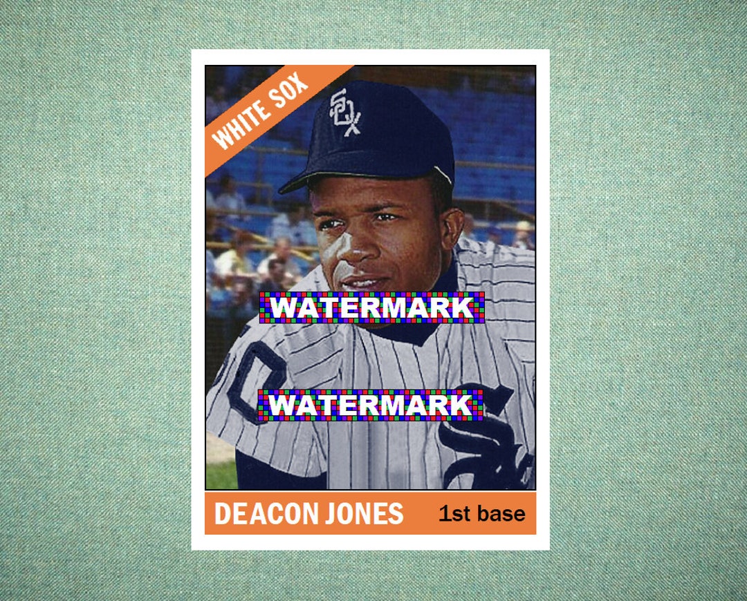 Deacon Jones Chicago White Sox Custom Baseball Card 1966 Style card ...