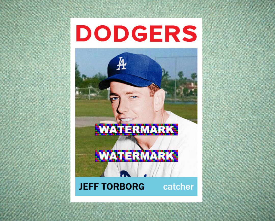 Jeff Torborg Los Angeles Dodgers Custom Baseball Card 1964 - Etsy