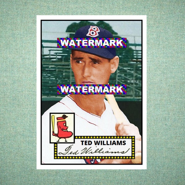 Ted Williams - Etsy