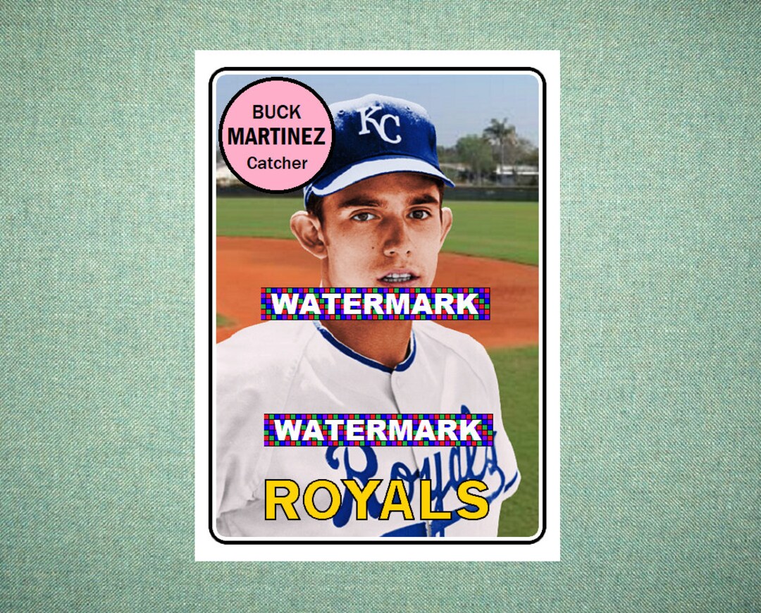 Buck Martinez Kansas City Royals, ORIGINAL card That Could Have Been by ...