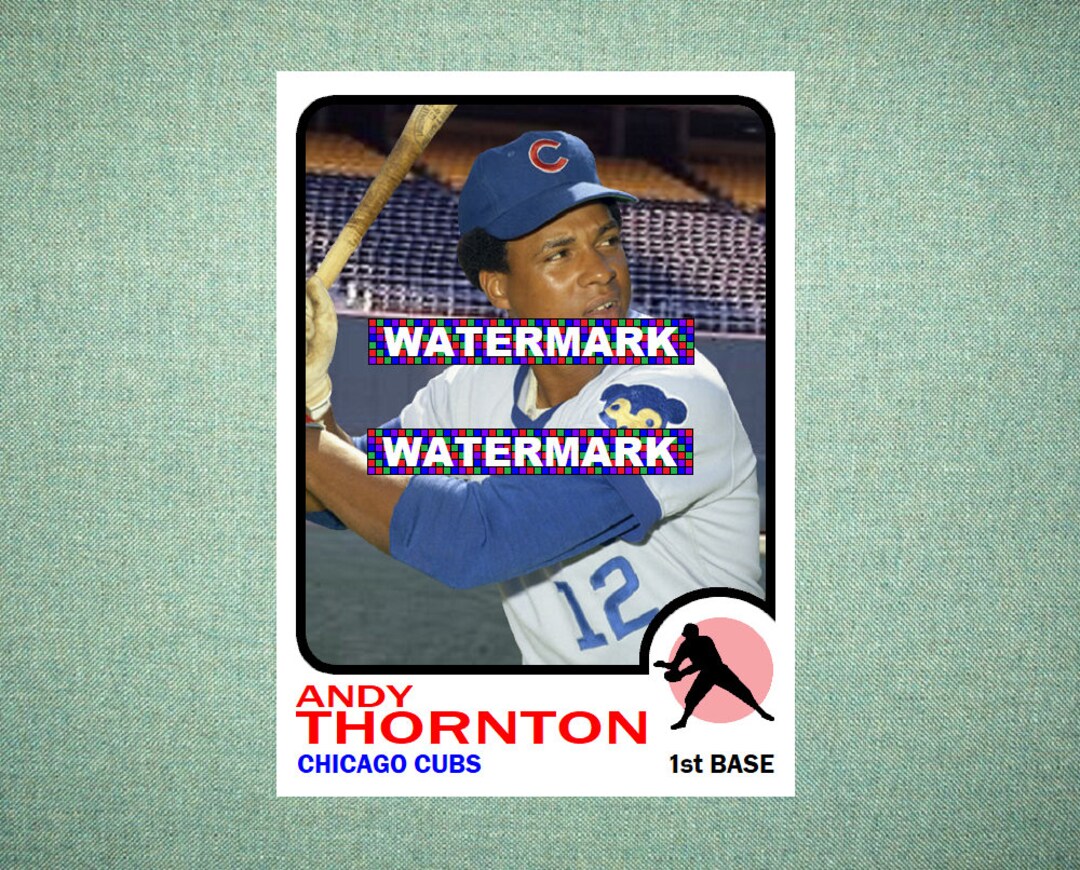 Andy Thornton Chicago Cubs Custom Baseball Card 1973 Style card That ...