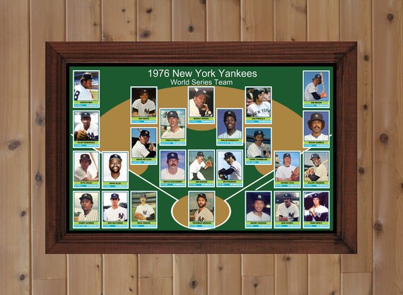 1976 NEW YORK YANKEES Poster Decor Gift Wall Art 1976 World | Etsy