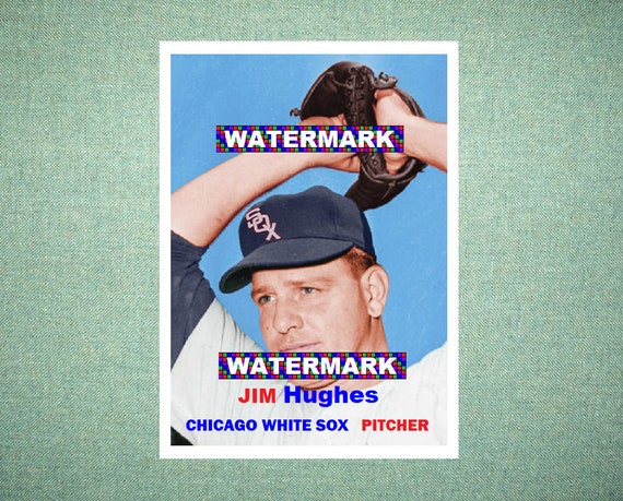 Jim Hughes Chicago White Sox Custom Baseball Card 1957 Style - Etsy
