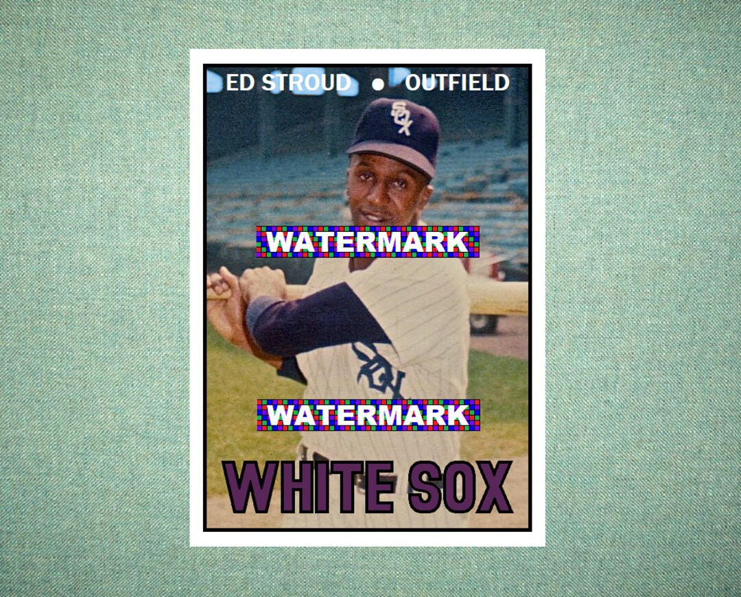 Ed Stroud Chicago White Sox Custom Baseball Card 1967 Style - Etsy