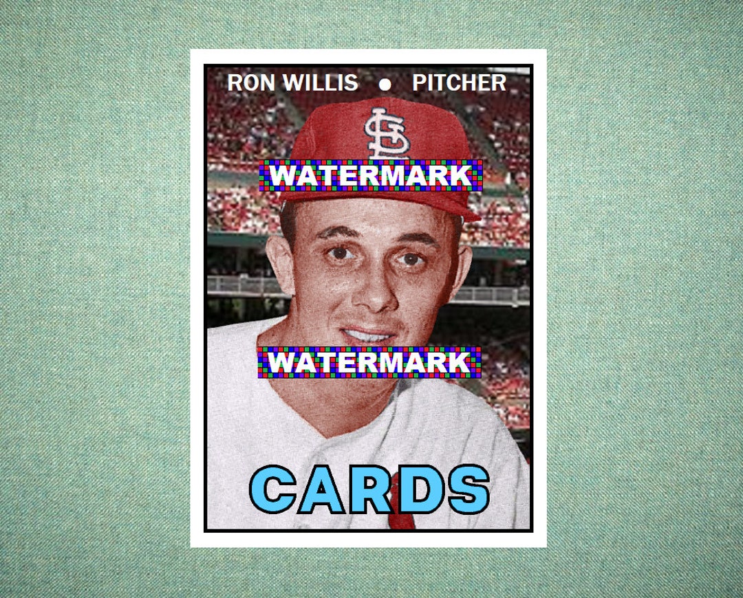 Ron Willis St Louis Cardinals Custom Baseball Card 1967 Style - Etsy