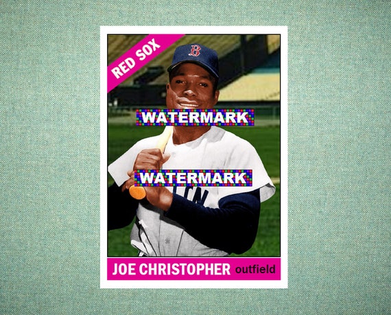Joe Christopher Boston Red Sox Custom Baseball Card 1966 Style | Etsy