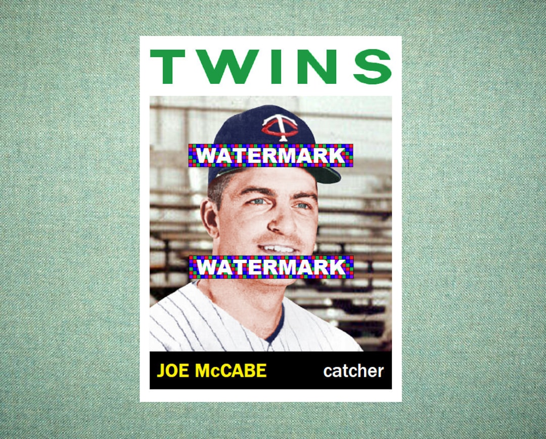 Joe Mccabe Minnesota Twins Custom Baseball Card 1964 Style card That ...