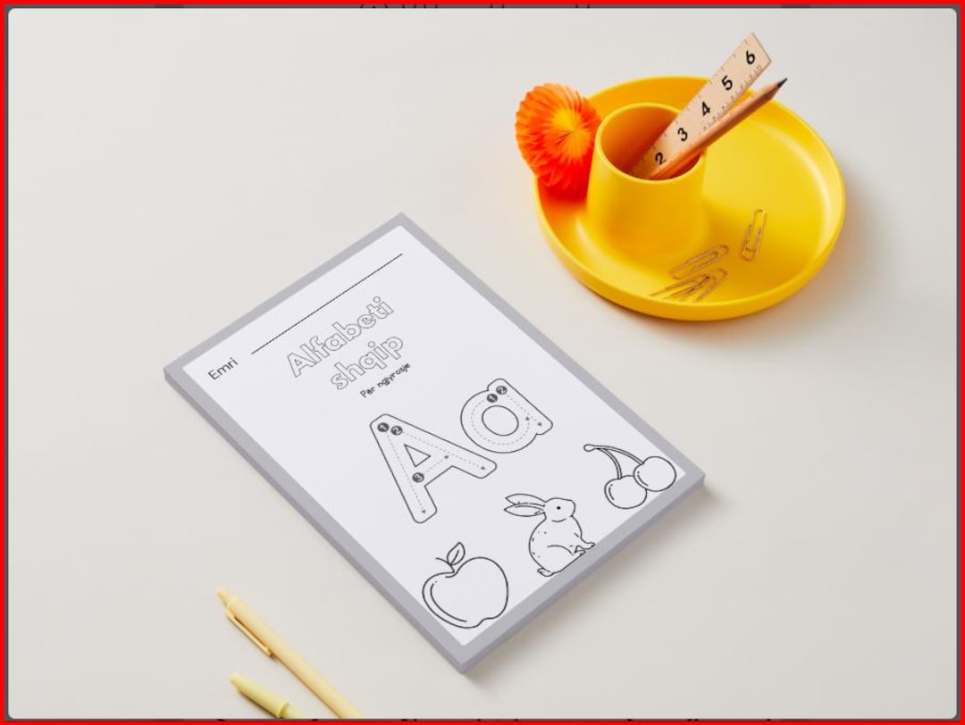 Albanian Alphabet - Etsy