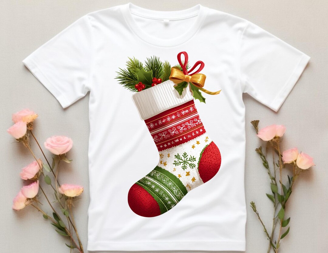 Christmas Stockings Clipart PNG Bundle | Candy & Gifts Art ...