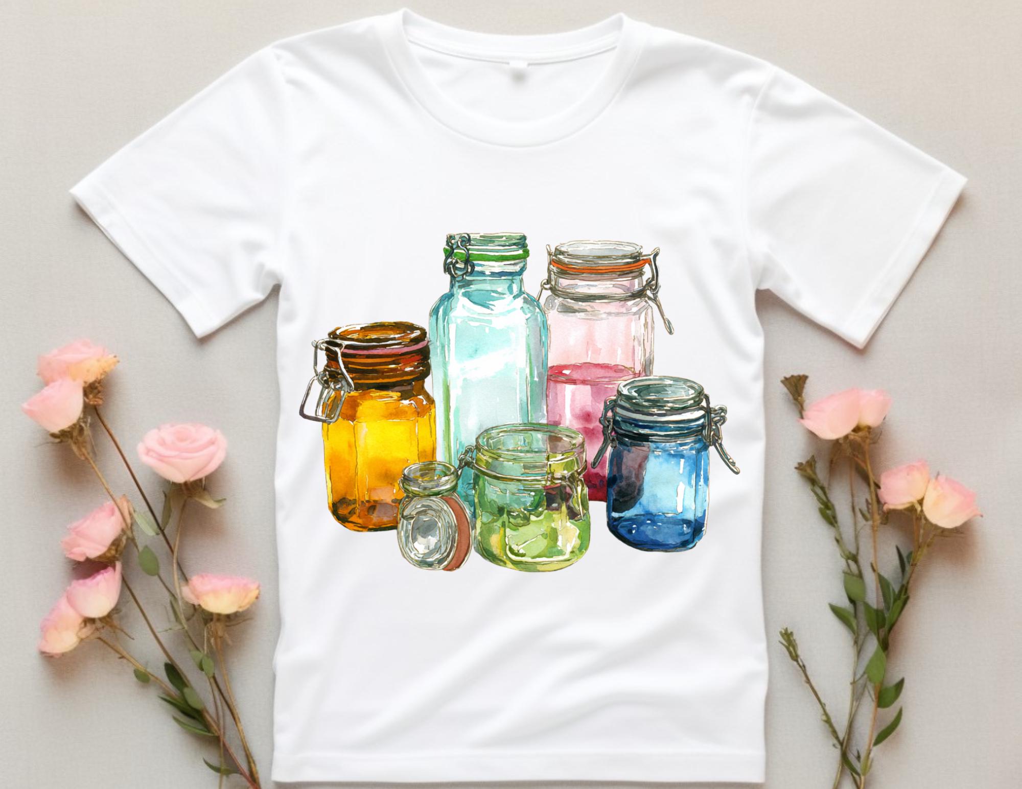 Jar Clipart Bundle | Mason & Glass Jars PNG | Digital Jar | Transparent ...