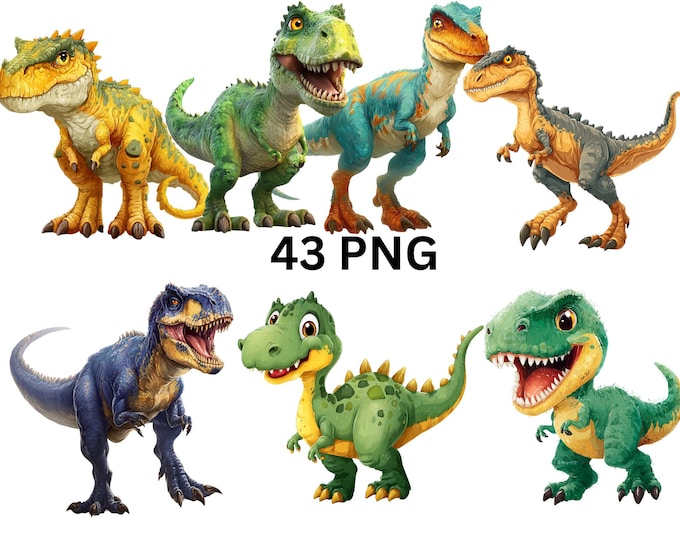 10 PNG Peeking Dinosaur Clipart – Cute Dino PNG – Cartoon Prehistoric ...