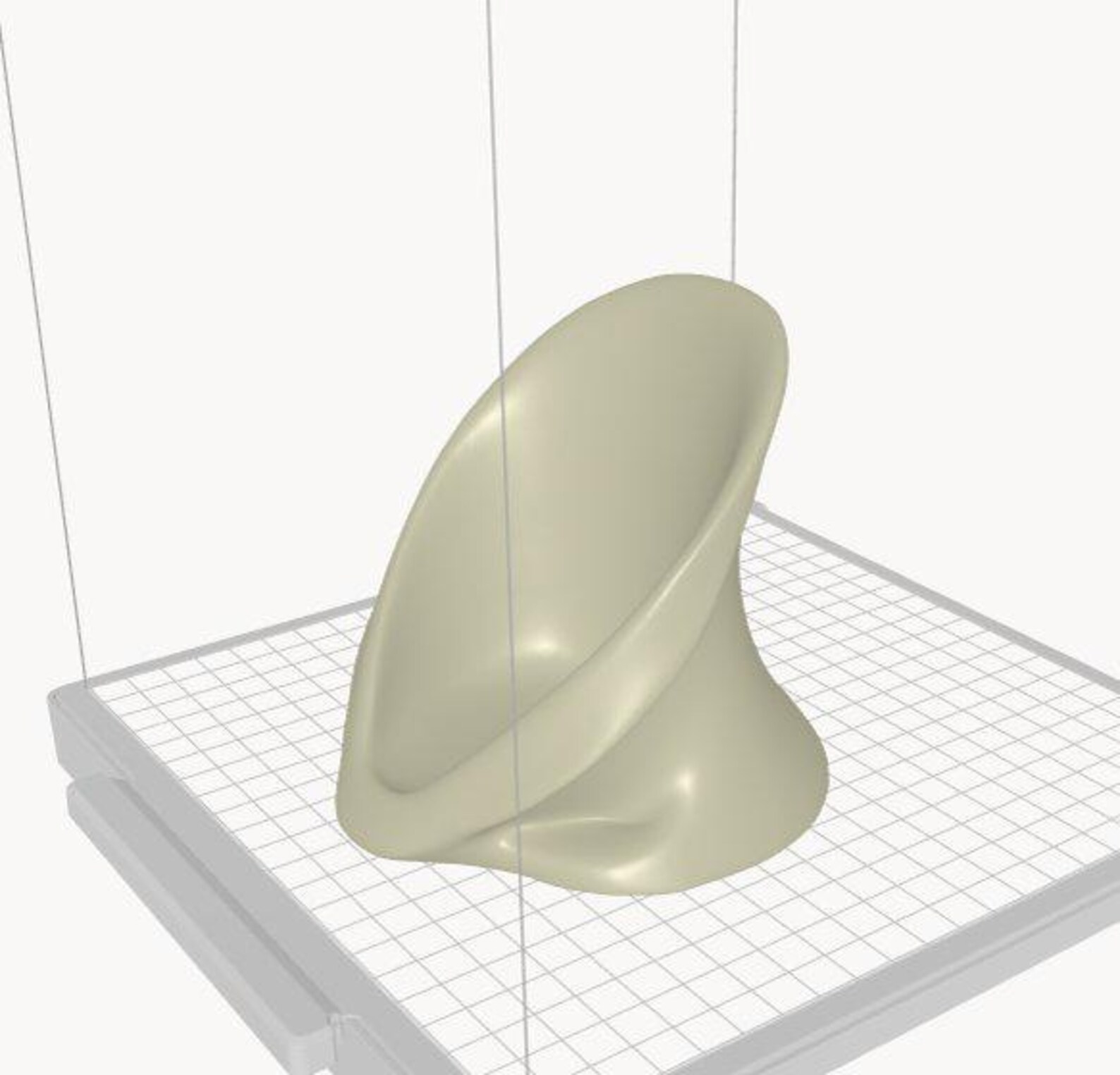 3D Printable Phone Stand | Sculptural Desk Holder STL File (digital ...
