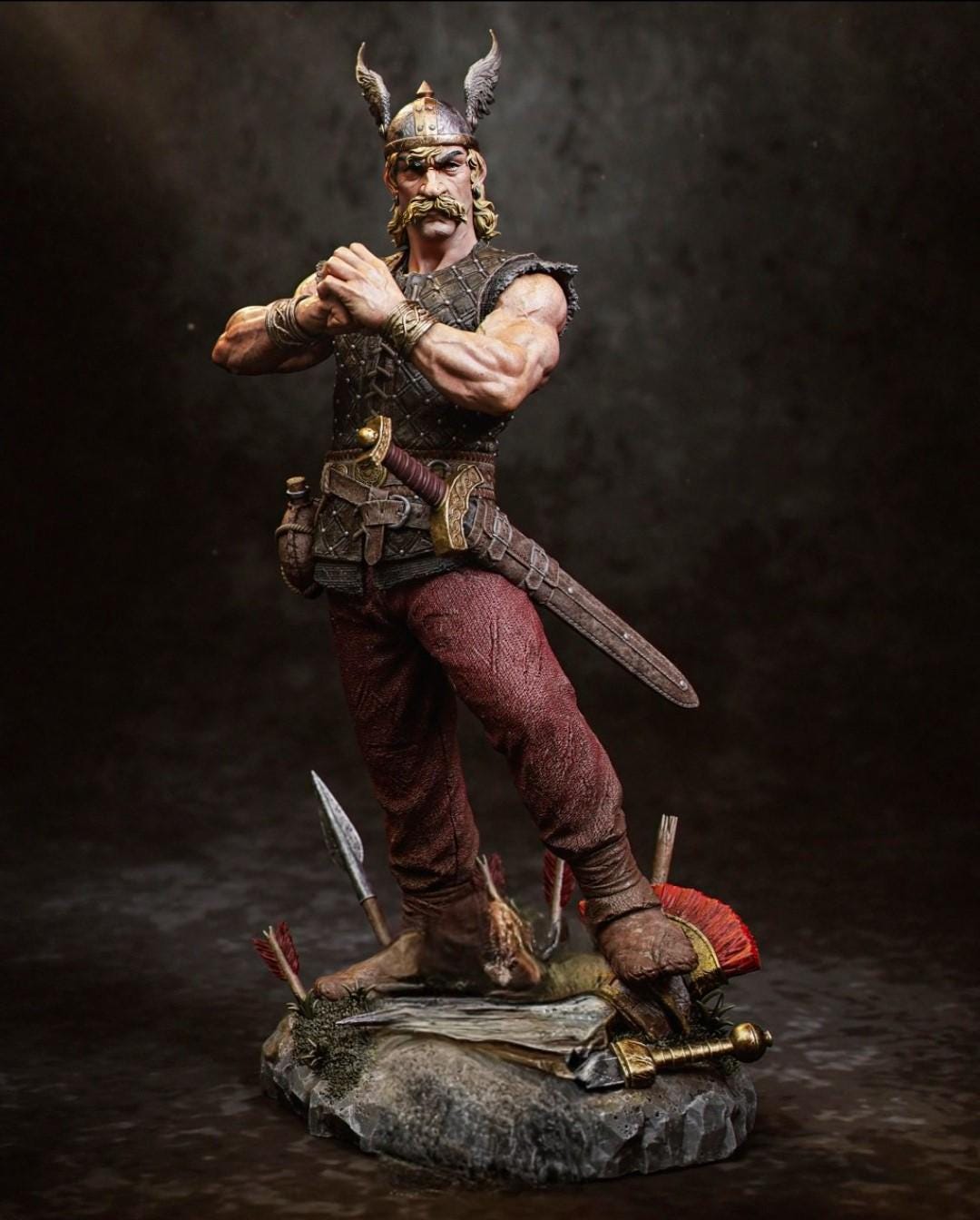 Asterix and Obelix-viking Warrior Figurine Collectible Statue (all ...