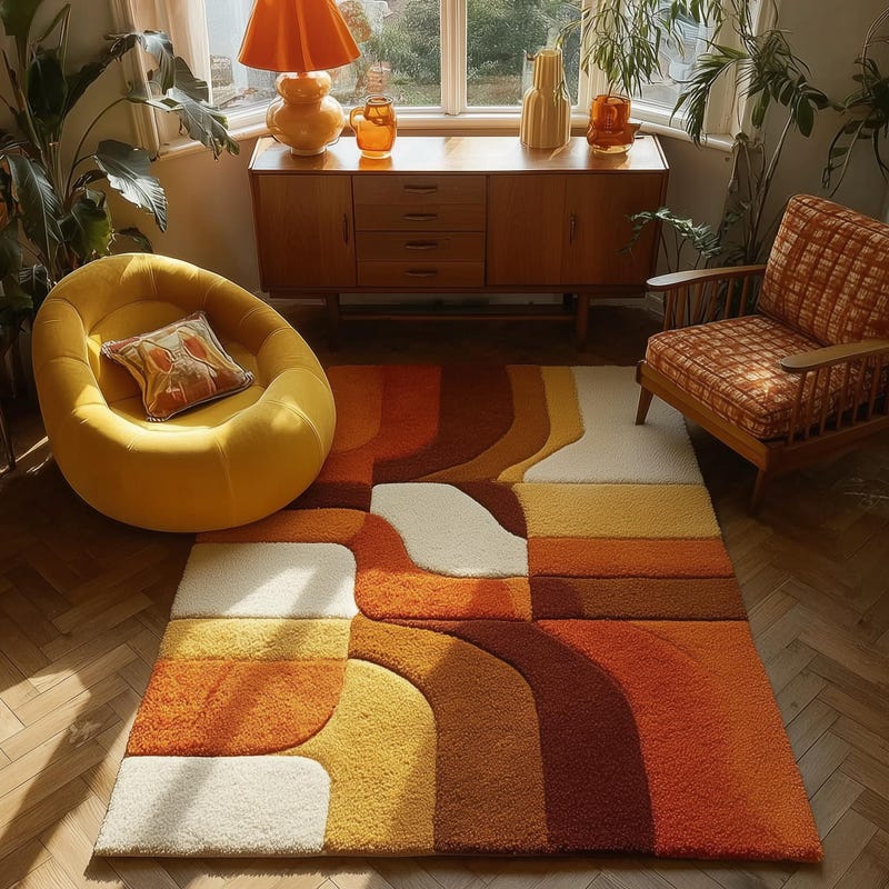 Groovy Rug - Etsy