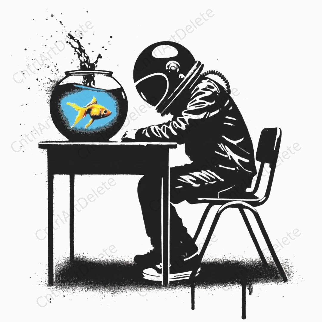 The Think Tank: Graffiti Art Print, Rebel Street Art Design, T-shirt ...