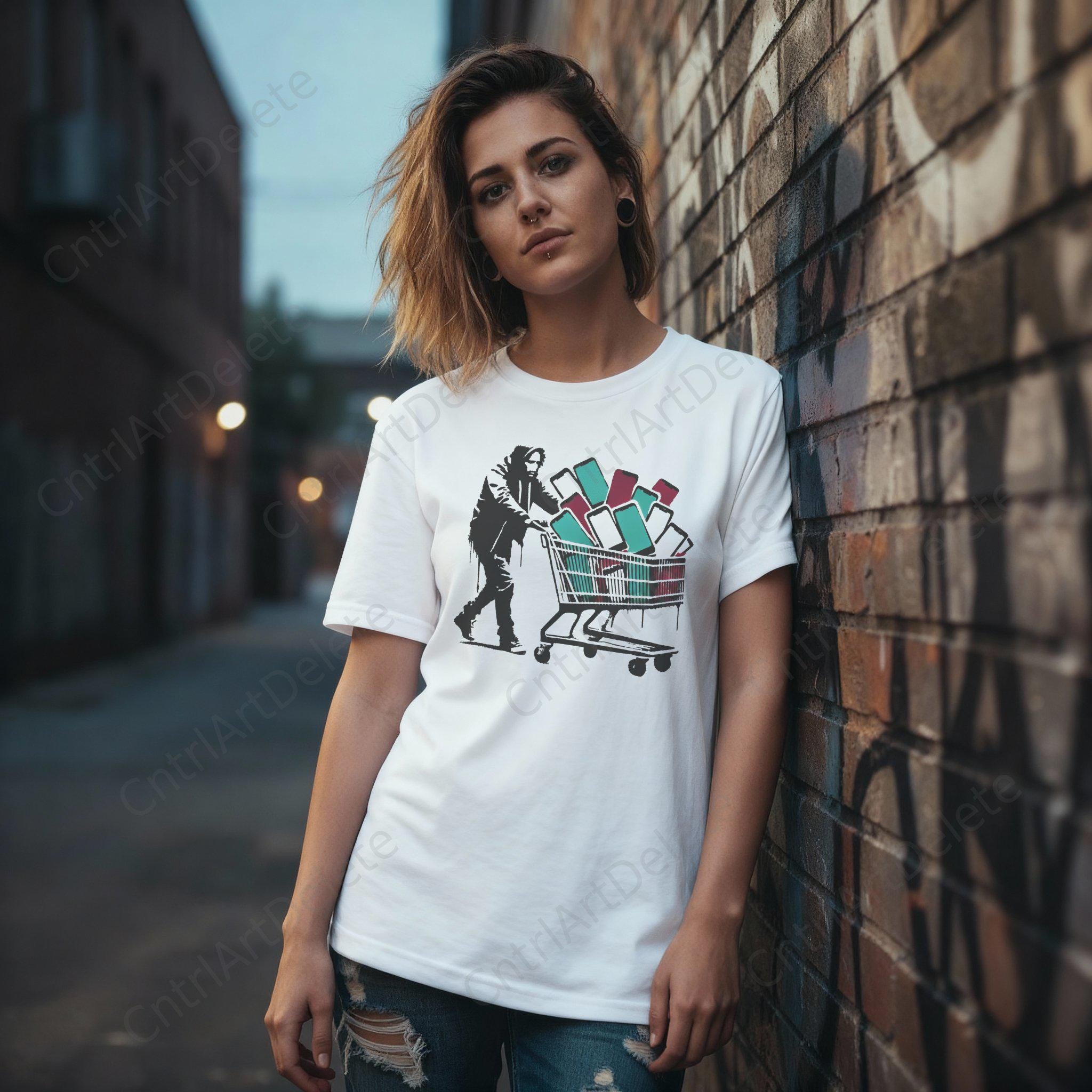 Digital Hunger: Street Art Print, Urban Graffiti, Rebel Design (digital ...