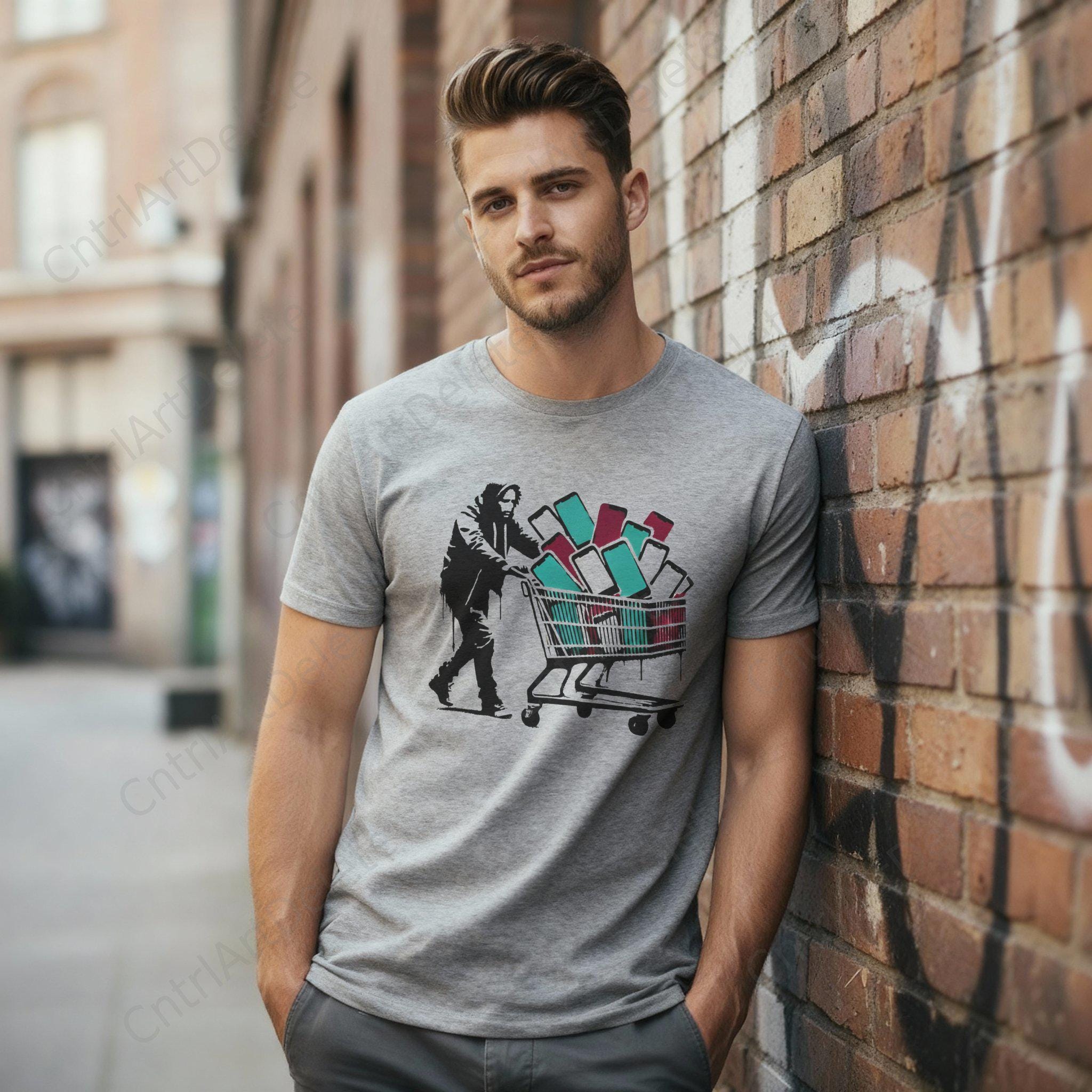 Digital Hunger: Street Art Print, Urban Graffiti, Rebel Design (digital ...