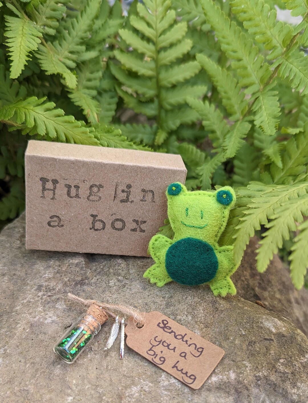 Hug in a Box, Frog, Felt Frog, Toad, Pond Life, Send a Hug ...