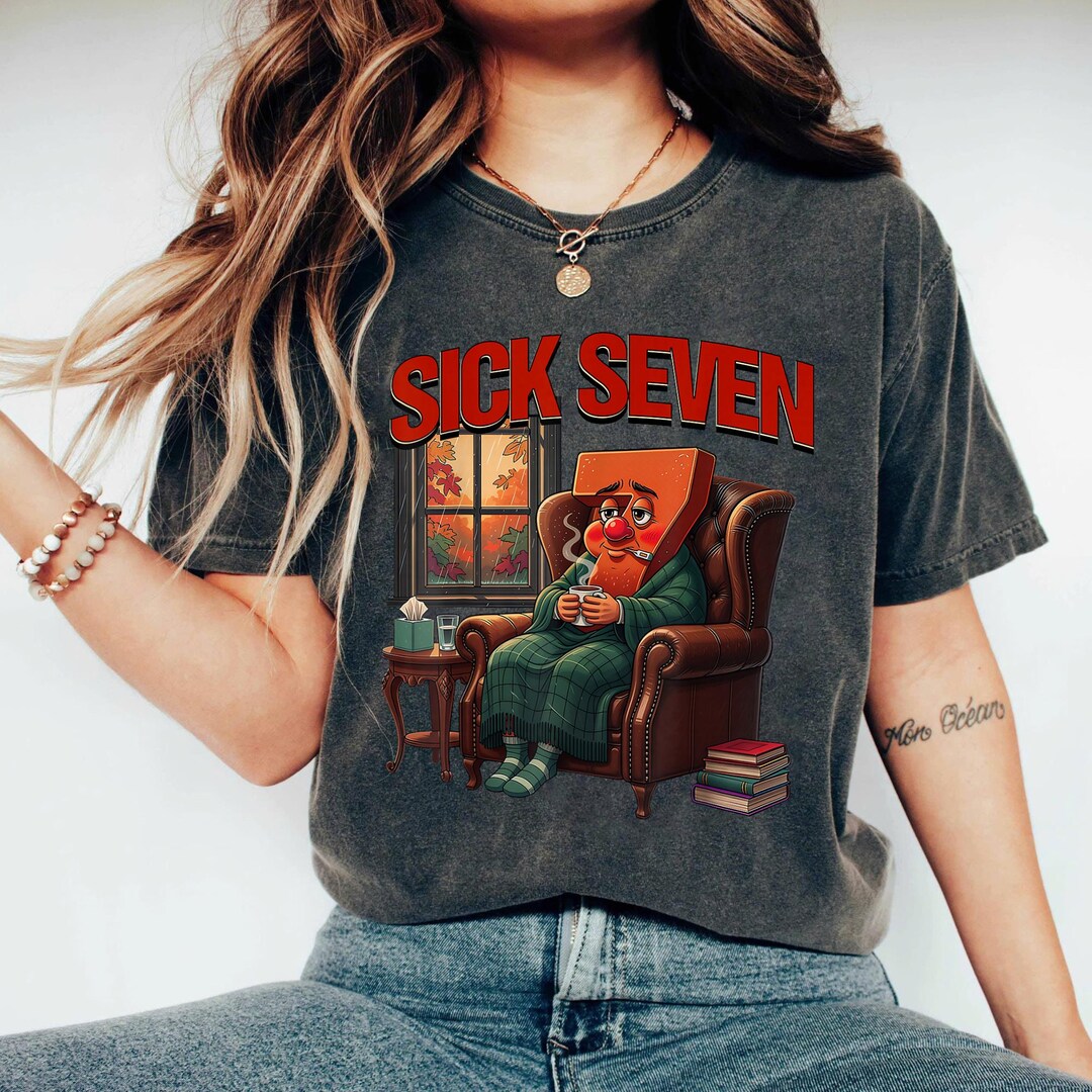Sick Seven Meme Tee, Six Seven Funny Wordplay Shirt, Humor Math Meme Shirt, Trendy Cool Birthday ...