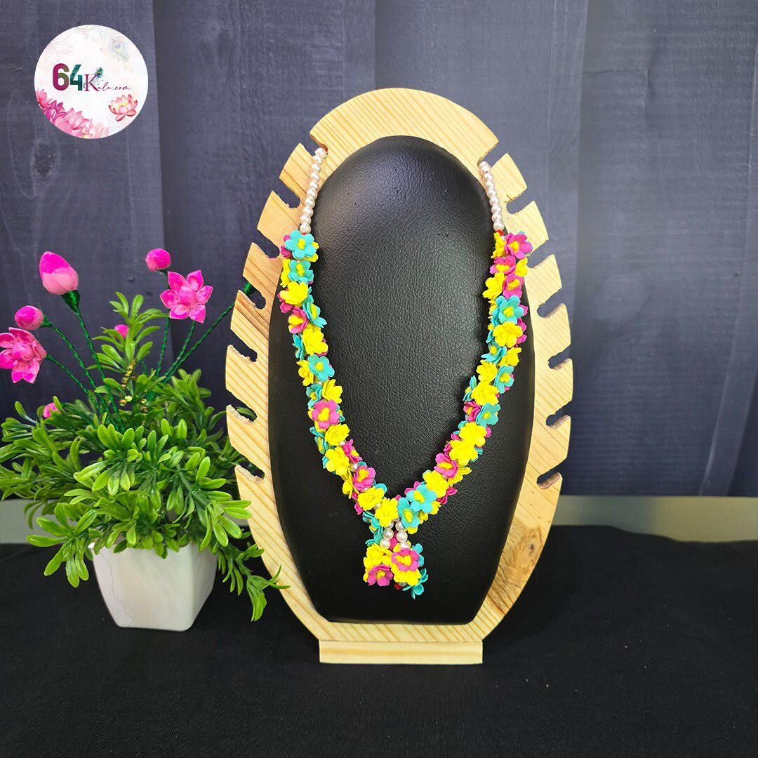 Radha Krishna Idol Handmade Flower Garland Mandir Accessories Mala ...