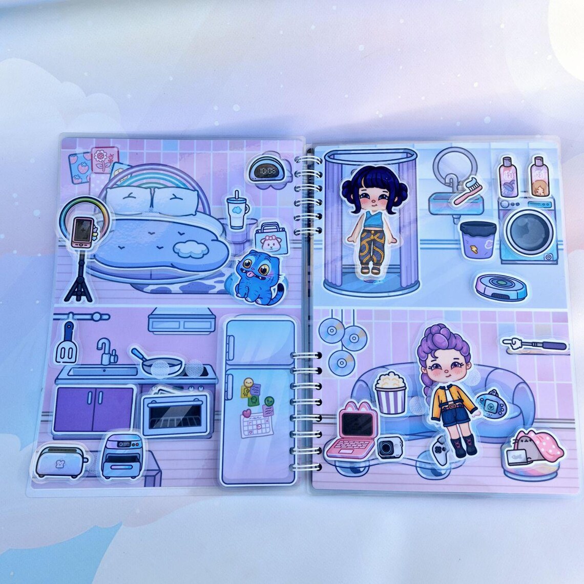 Album "korean POP Groups" A4 Format + Coloring Book and Stickers. - Etsy