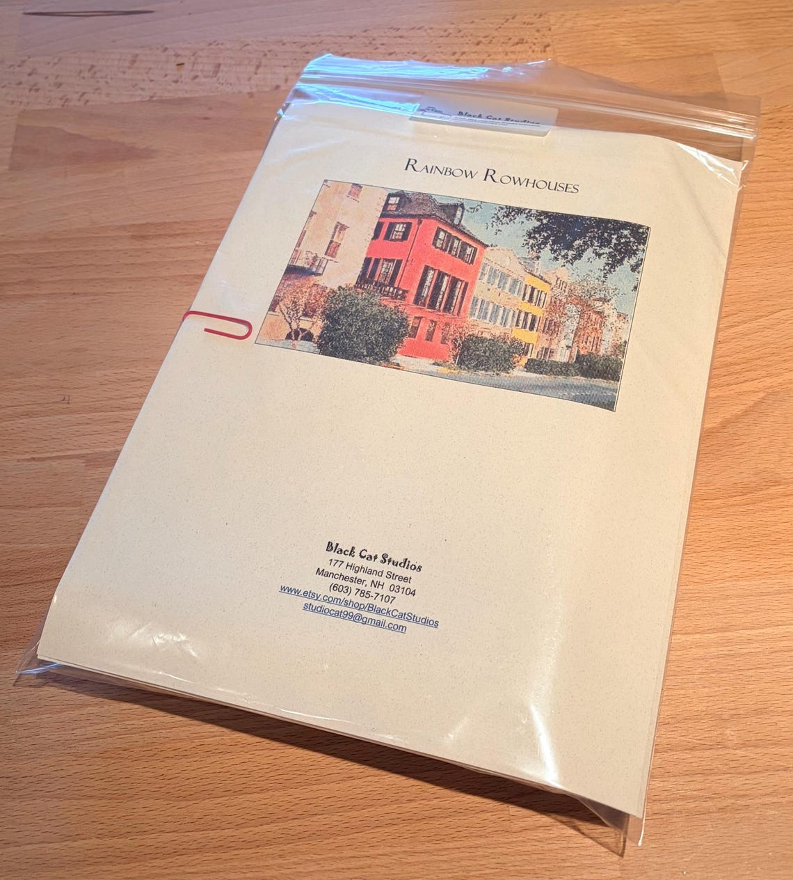 Rainbow Row, Charleston, SC Counted Cross Stitch Sold as Complete Kit ...
