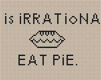 Pi Cross Stitch - Etsy