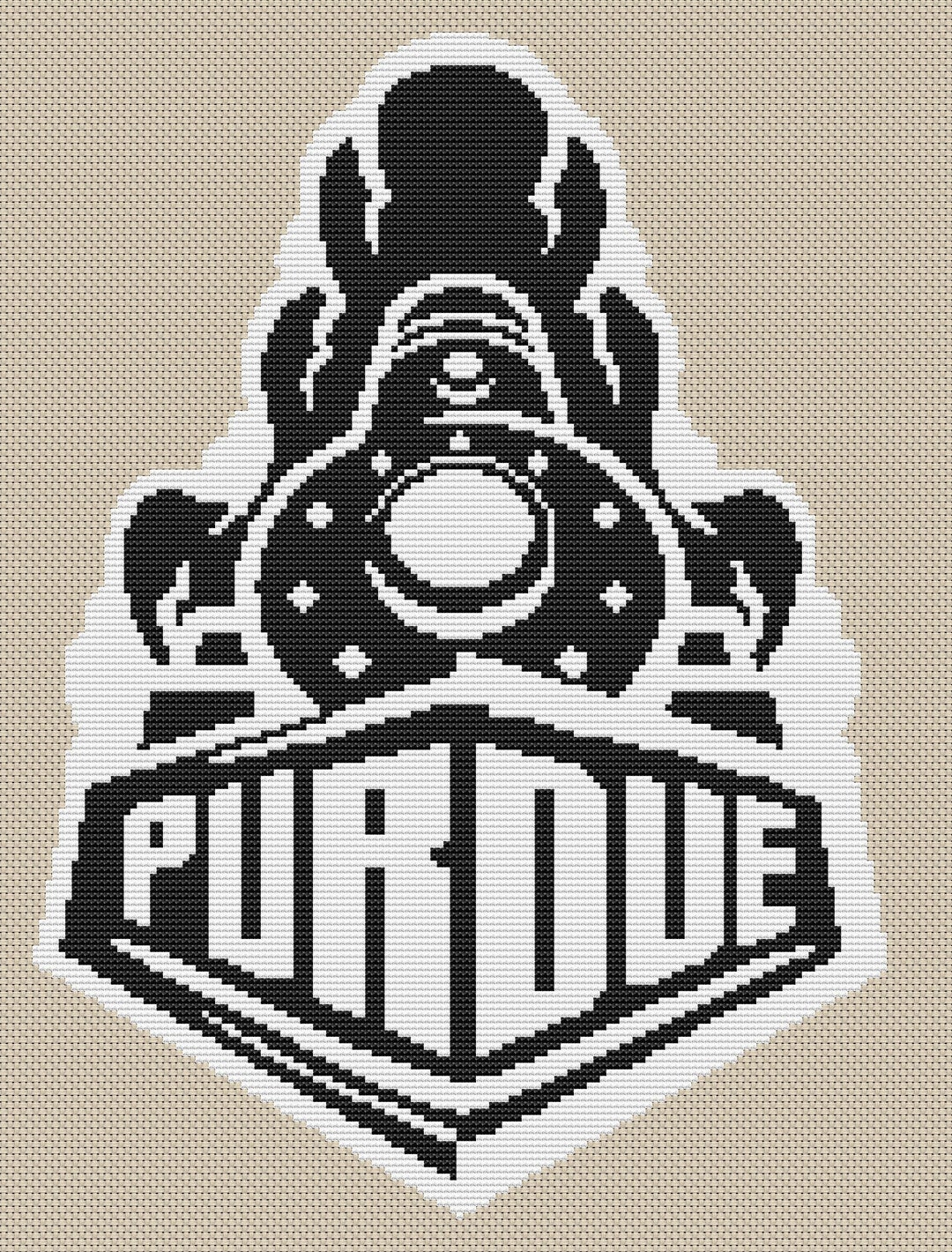 Purdue University Boilermakers OFFICIALLY LICENSED Counted Cross Stitch ...