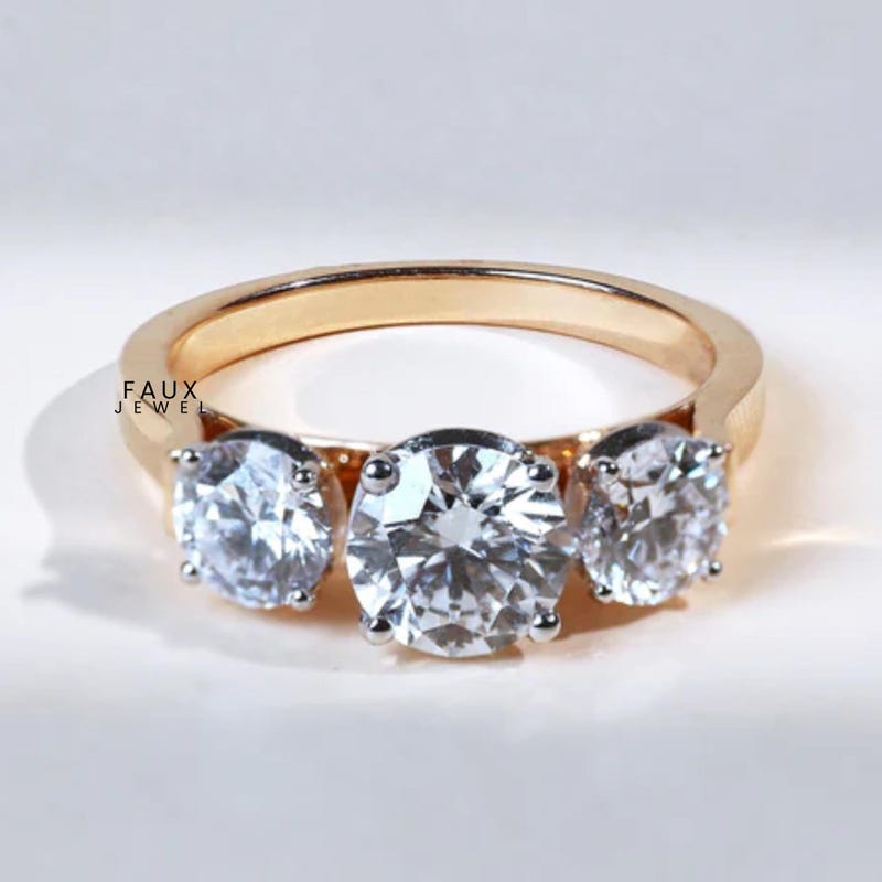 Gold Promise Diamond Ring - Etsy