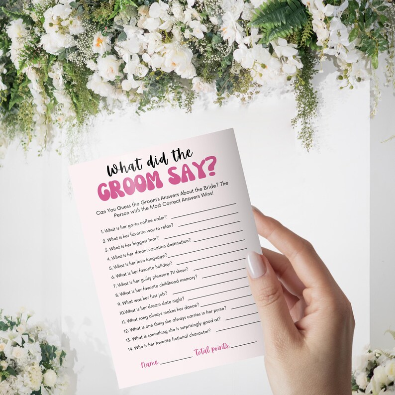 Editable Pink Bachelorette Hen Do Games Bundle, 15 Bridal Shower Games ...