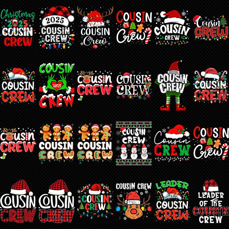 Cousin Crew Design Bundle - Etsy