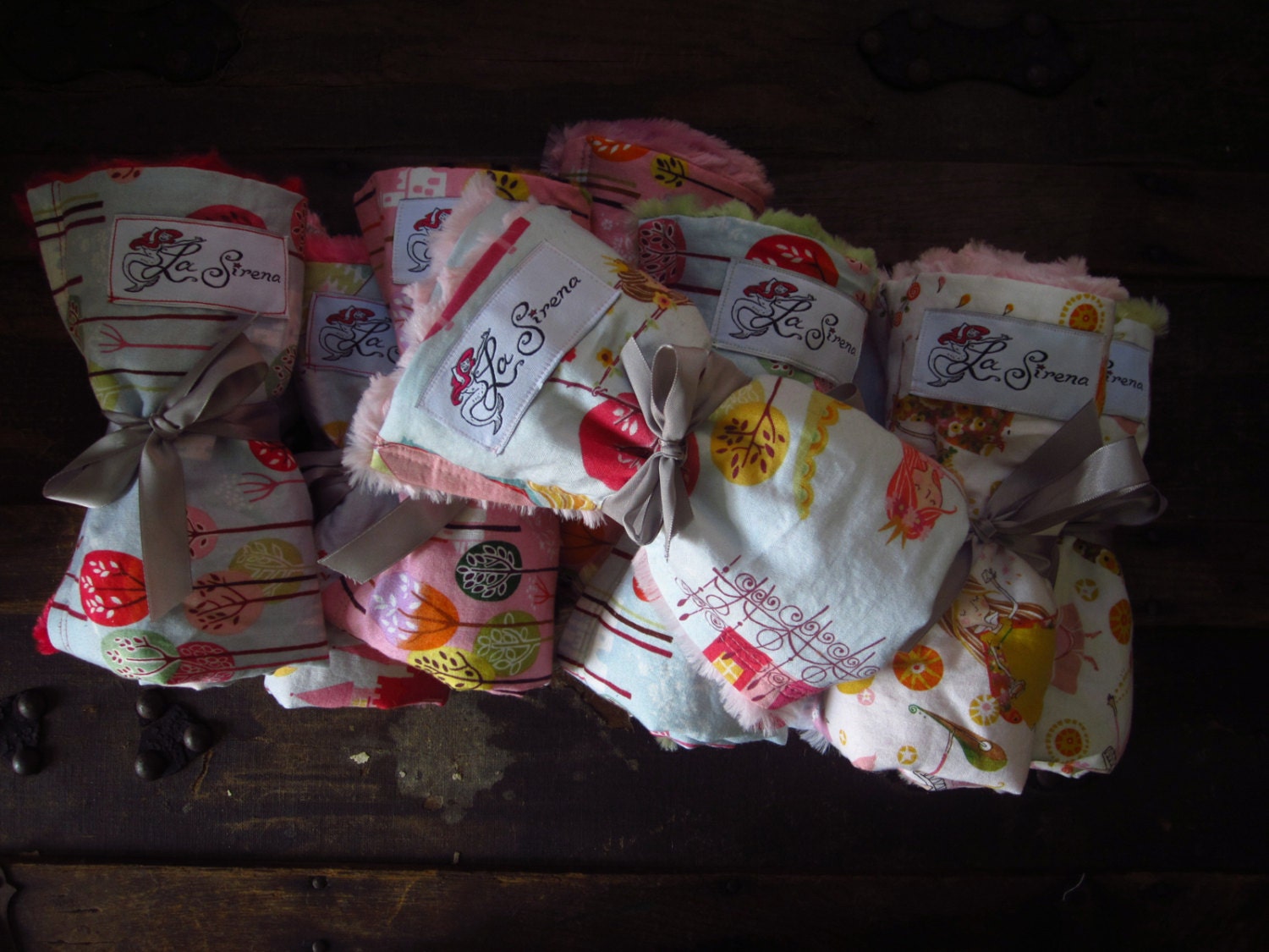 Fairytale Cotton & Minky Mini Baby Blanket yummy: princess Harlo - Etsy