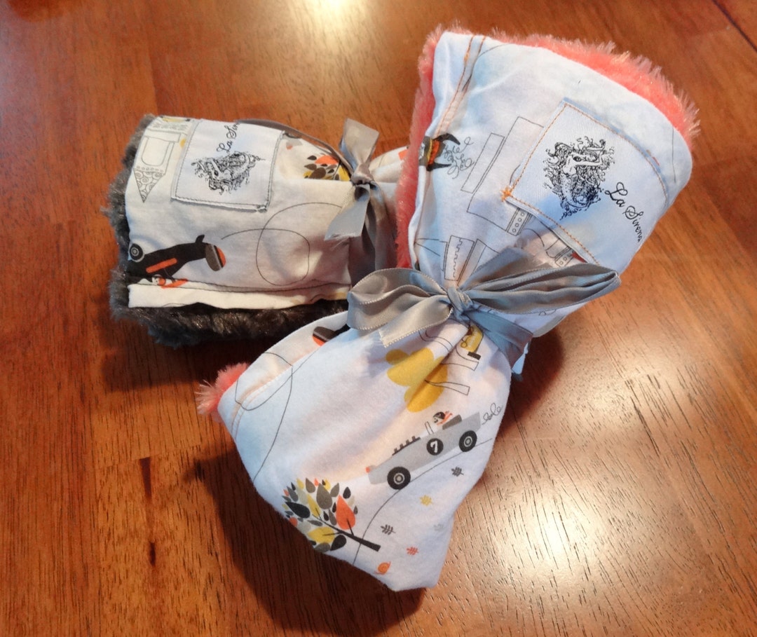Airplanes, Racecars & Rocketship Mini Baby Blanket: "kaptain Kyle ...