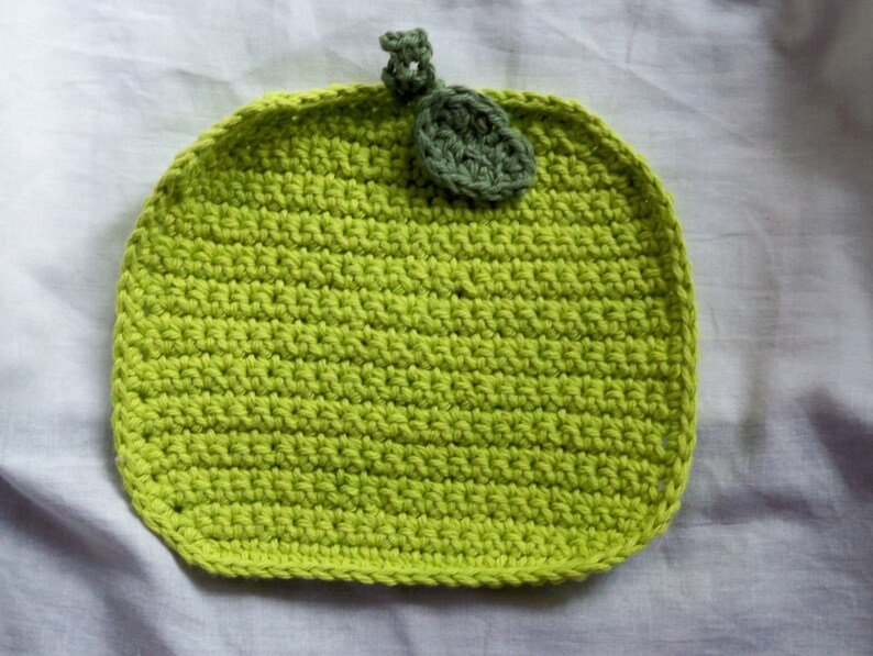 Apple Dishcloths PDF Pattern Instant Download - Etsy