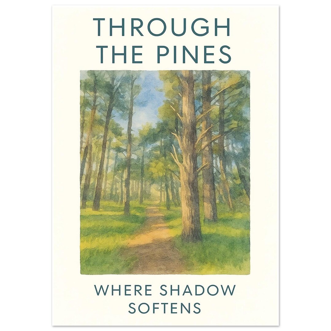 Through the Pines Poster - Stunning Art by Paul Visscher - Perfect Gift ...