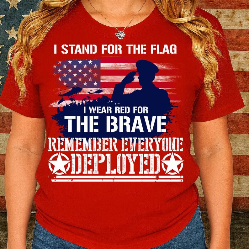 RED Friday Military Support PNG, Patriotic Design (digital Download) - Etsy