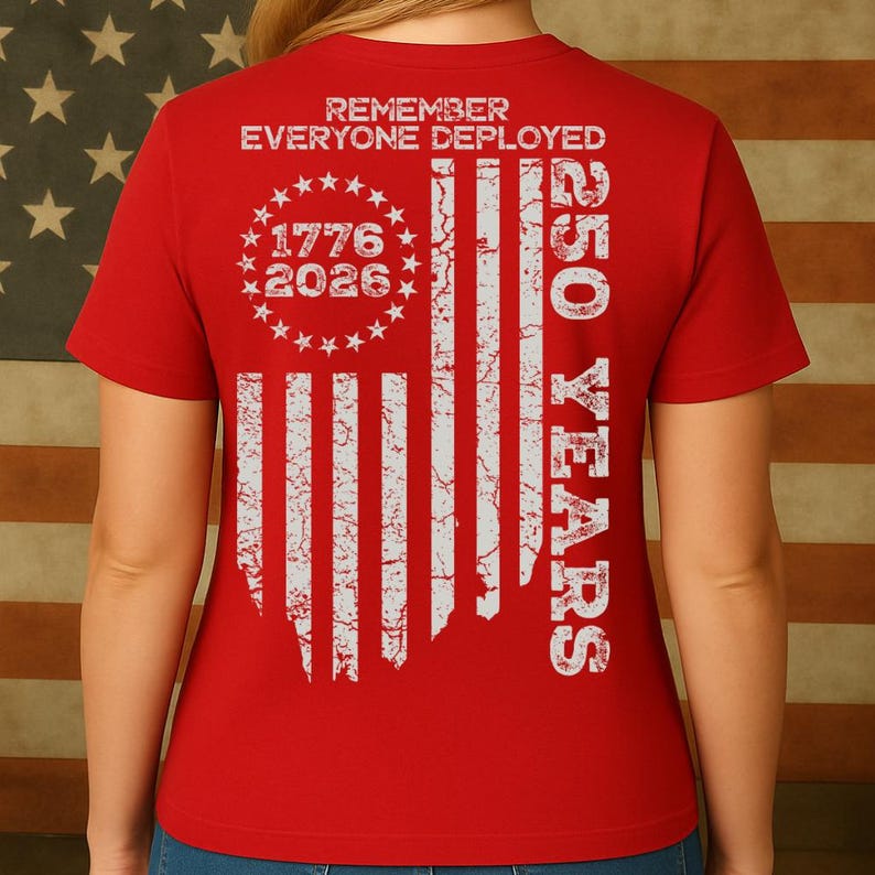 Remember Everyone Deployed 250 Years, Military Tribute Design (PNG ...