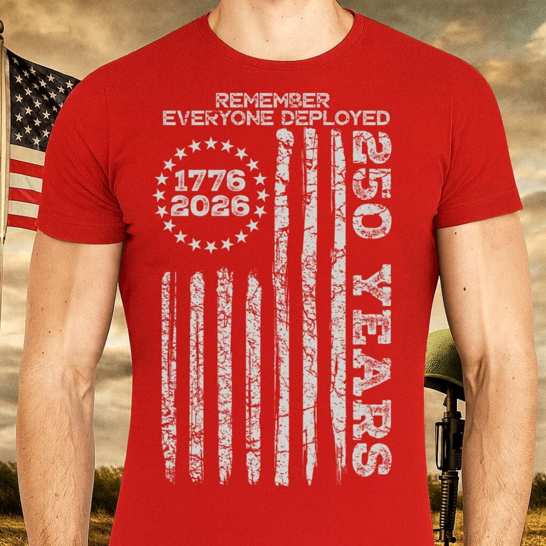 Remember Everyone Deployed PNG, 250 Years Military Tribute Design ...