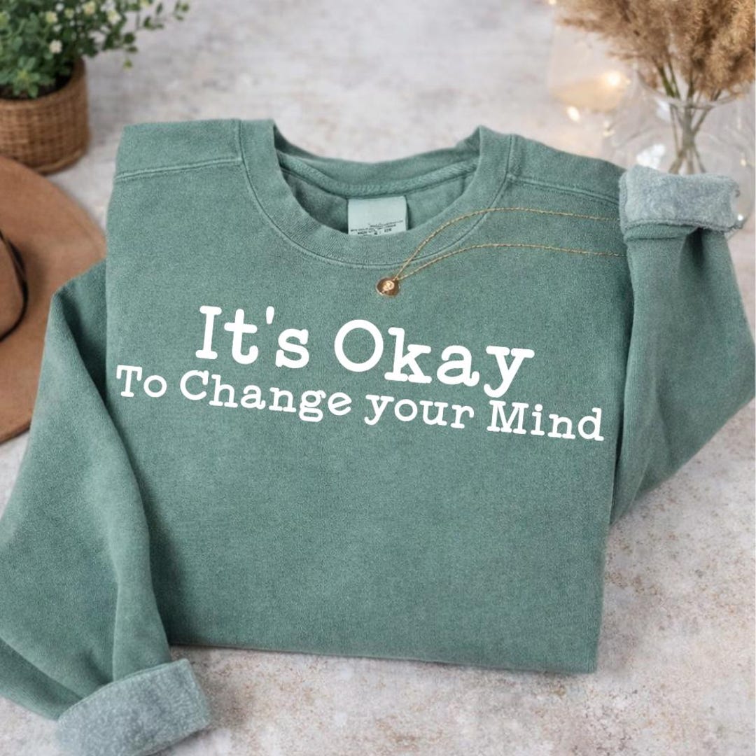 It’s Okay to Change Your Mind PNG, Minimalist Mental Health Quote ...