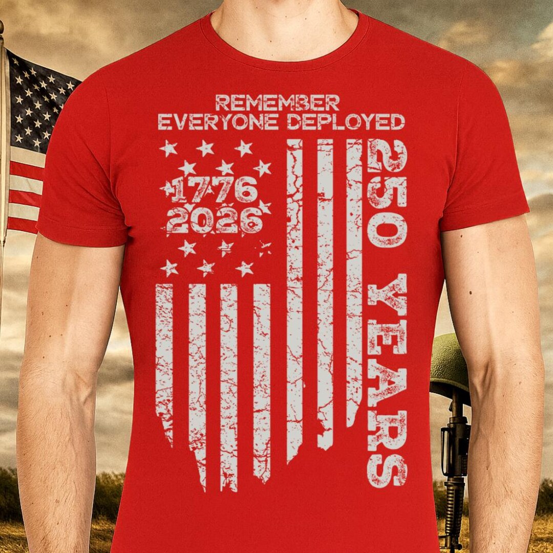 Remember Everyone Deployed PNG, 250 Years Military USA Flag Design ...
