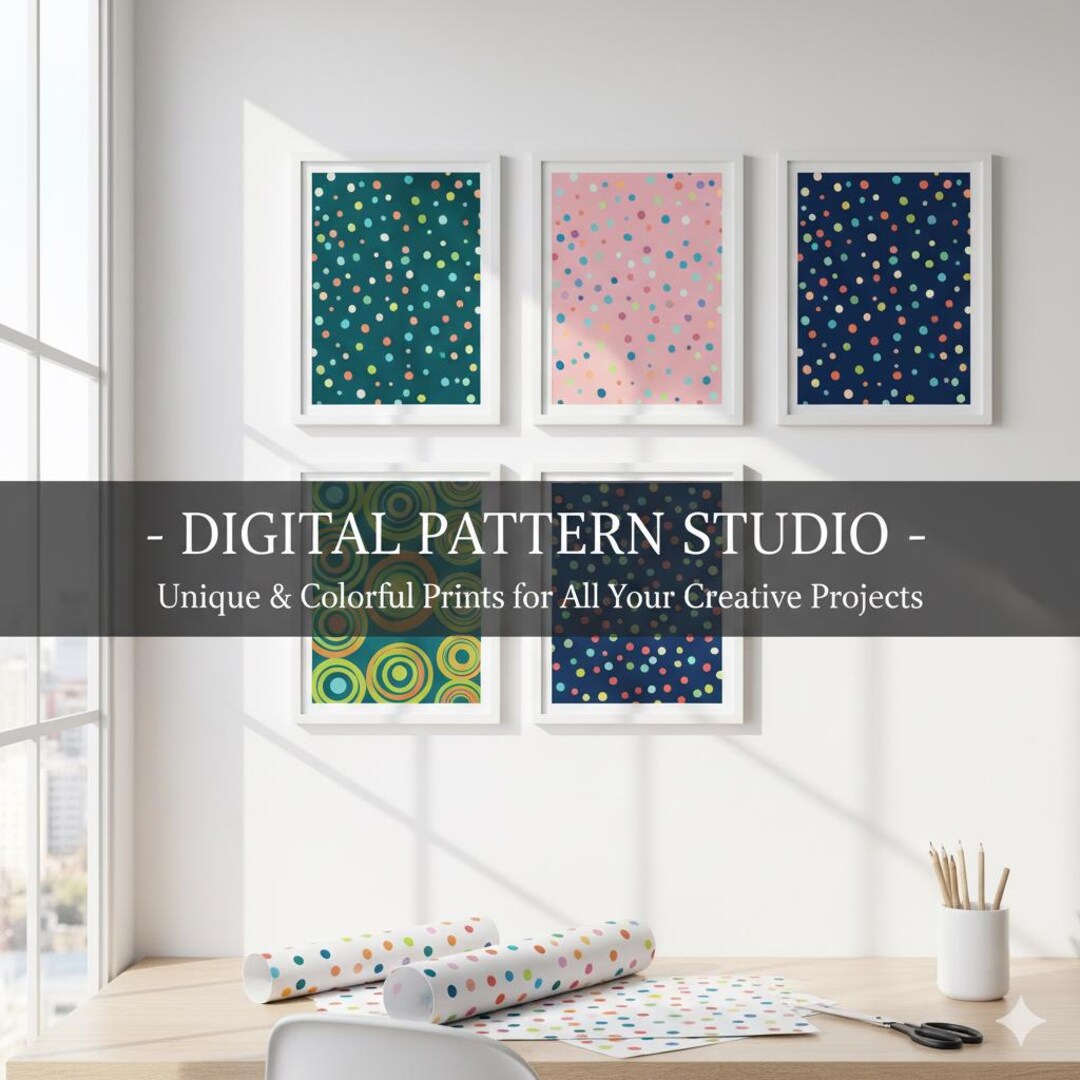 MEGA PACK 40 Polka Dot Digital Sheets | Seamless Patterns | Digital ...