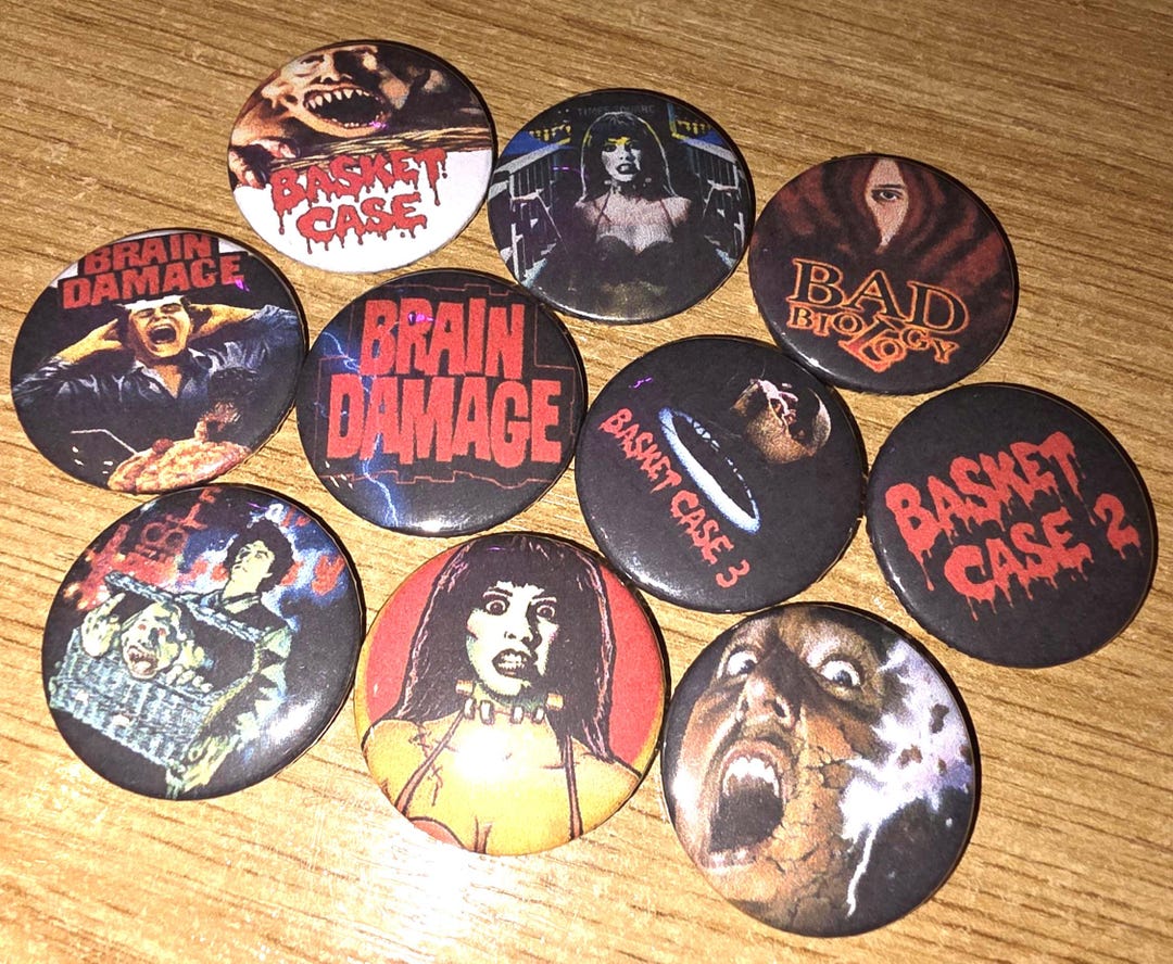 10 Frank Henenlotta Horror Pin Button Badges 25mm Pins - Etsy