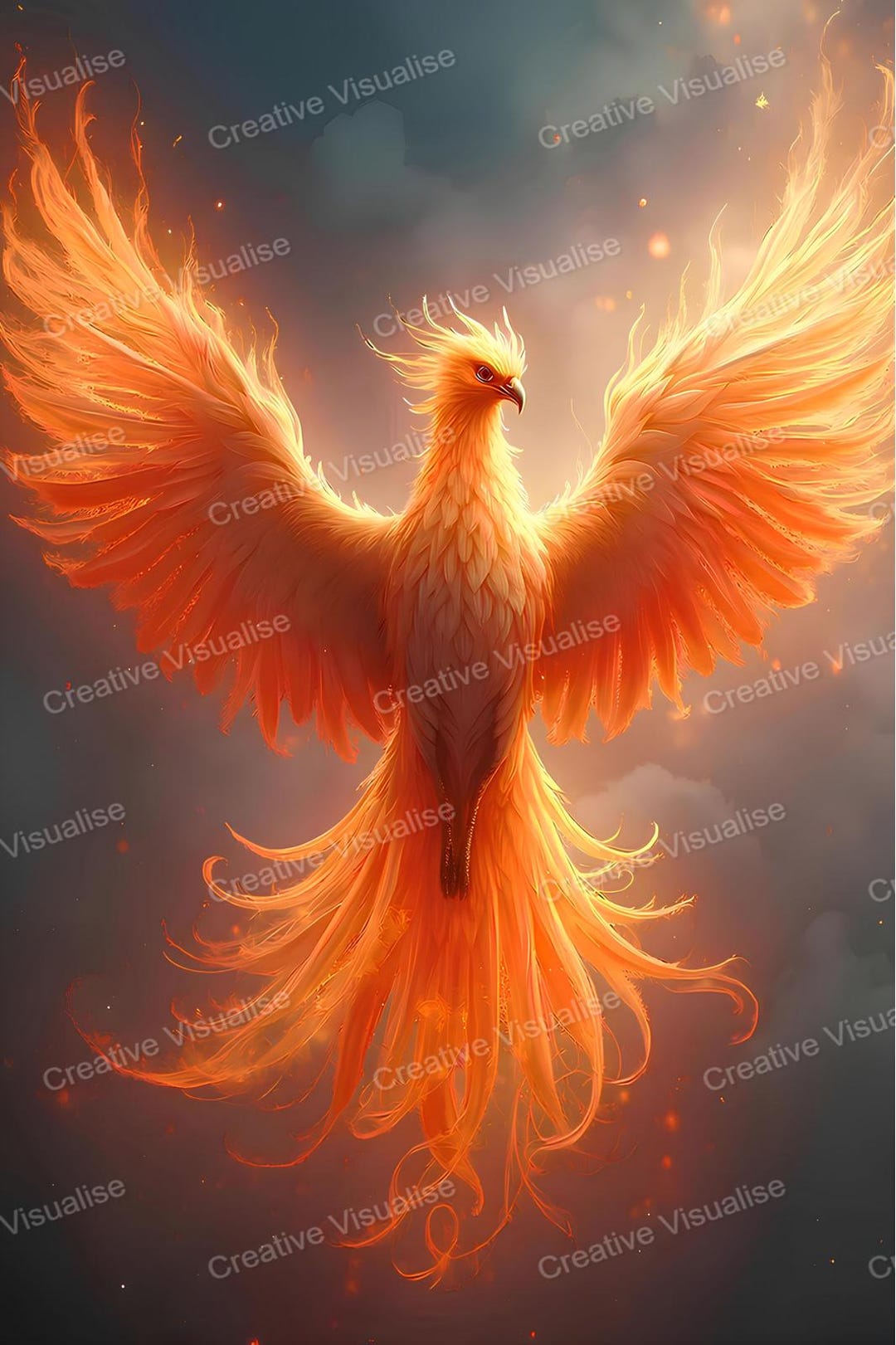 Phoenix Wallpaper High-resolution Digital Print, 11000 X 16000 Pixels ...