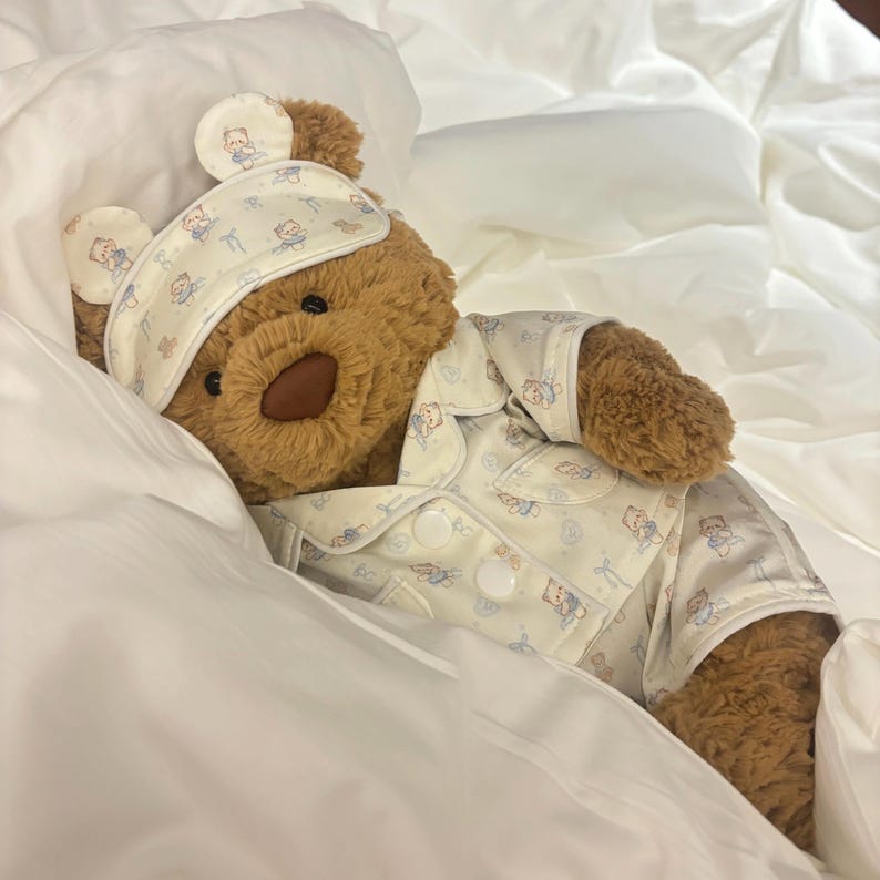 Jellycat Bartholomew Bear/teddy Bear Pajamas Set Outfits/sleepwear ...