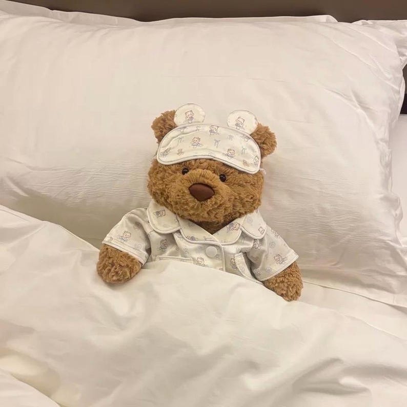 Jellycat Bartholomew Bear/teddy Bear Pajamas Set Outfits/sleepwear ...